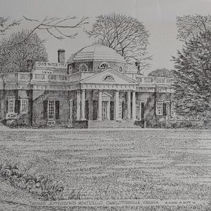 Vintage | Wall Decor | Sold Clark M Goff Blackwhite Set Of Prints ...